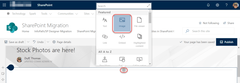 Stock photos for SharePoint Online pages – One Minute Office Magic