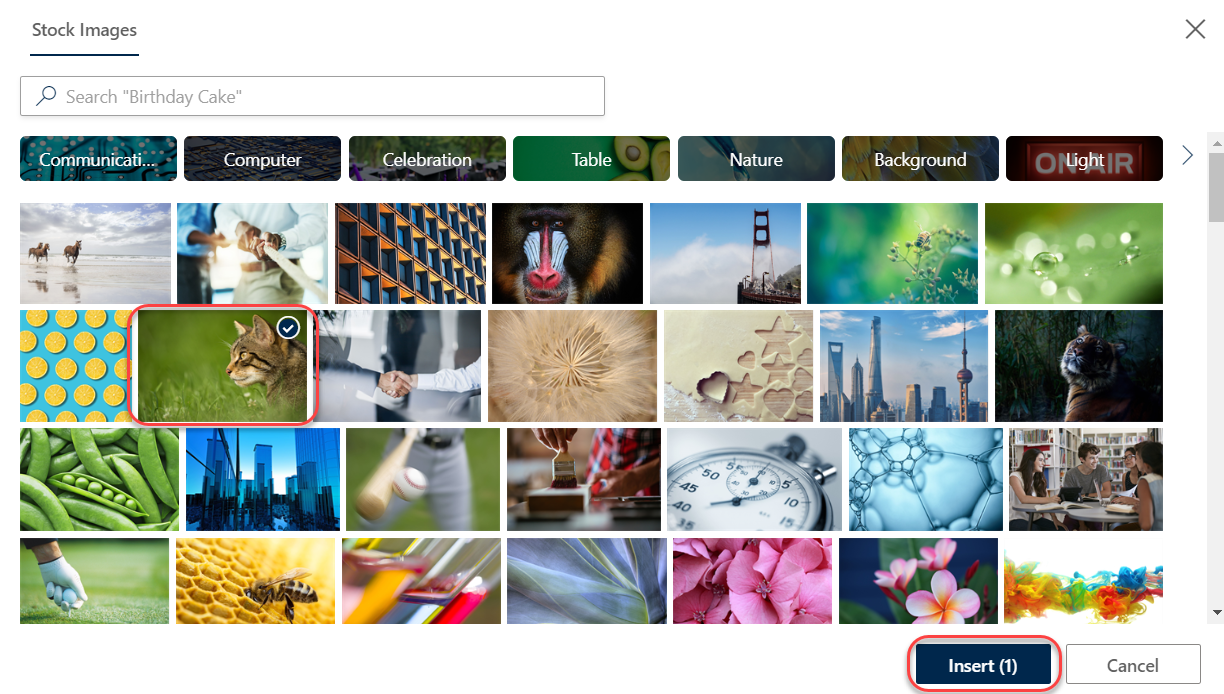 Stock photos for SharePoint Online pages – One Minute Office Magic