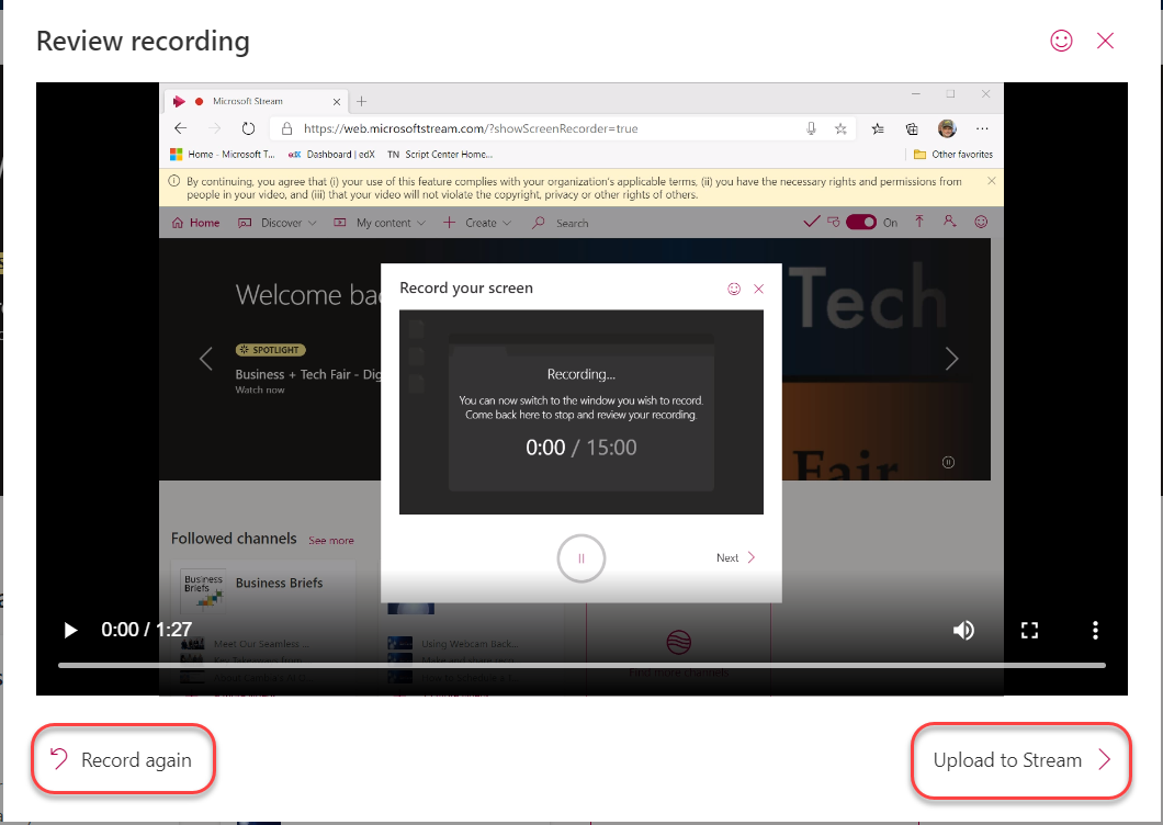 Microsoft Stream now allows for screen capture videos – One Minute ...