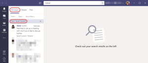 Searching in channels and chats for Microsoft Teams – One Minute Office ...
