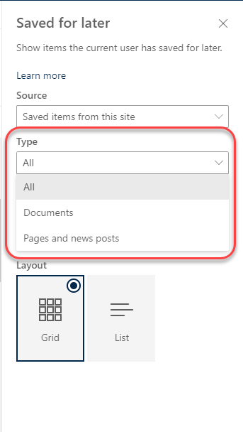 Saved For Later web part for SharePoint Online – One Minute Office Magic