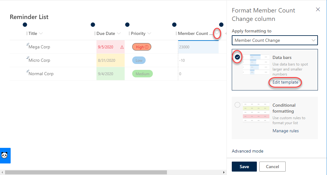 SharePoint Online List View formatting to make things pop… – One Minute ...