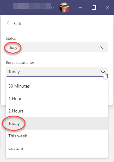 Setting Status Duration in Microsoft Teams – One Minute Office Magic