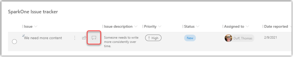 Adding comments to SharePoint Online List items – One Minute Office Magic