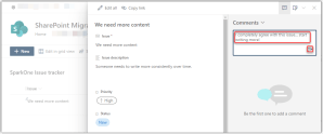 Adding comments to SharePoint Online List items – One Minute Office Magic