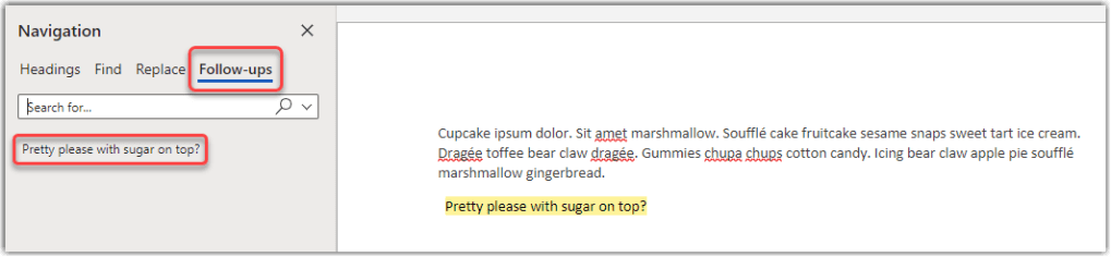 Tracking action items in a Microsoft Word web document – One Minute ...