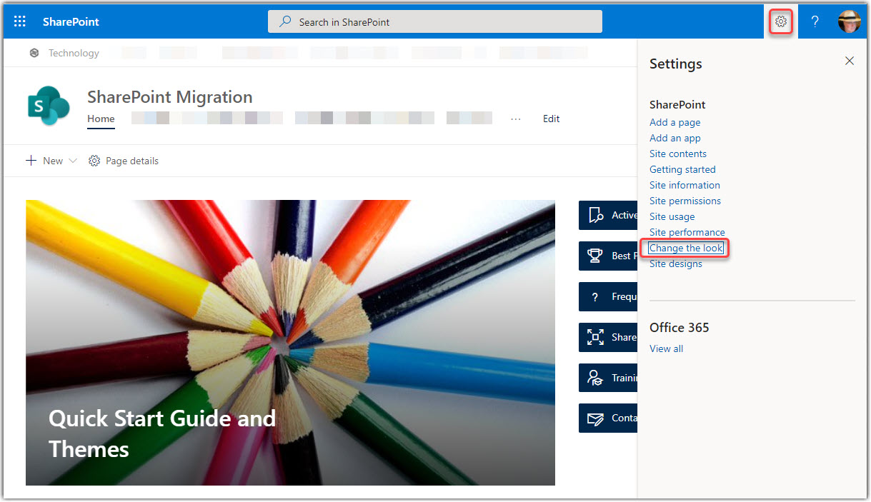 Changing the header layout in your SharePoint Online site – One Minute ...