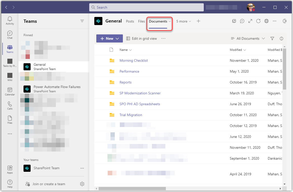 Using the Microsoft Teams SharePoint Tab to add pages, lists, or ...