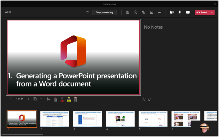 Using PowerPoint Live in Microsoft Teams – One Minute Office Magic