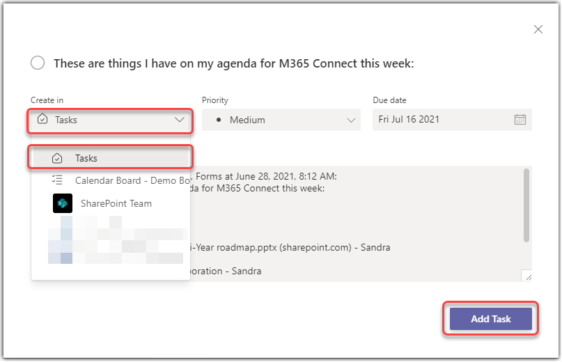 Adding Tasks from a Microsoft Teams chat or channel – One Minute Office ...