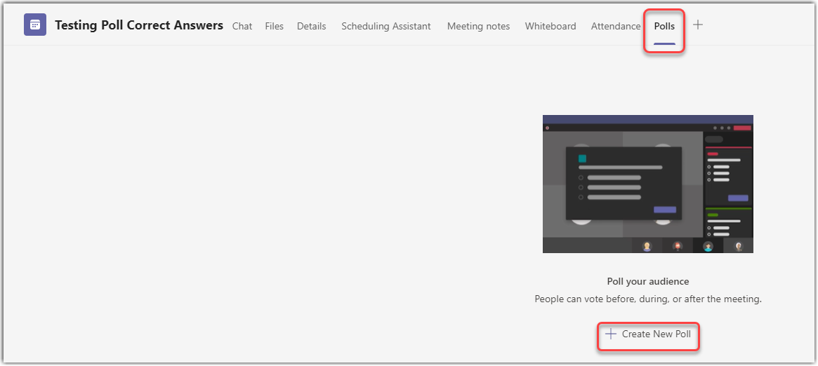 Designating a correct answer in a Microsoft Teams poll – One Minute ...