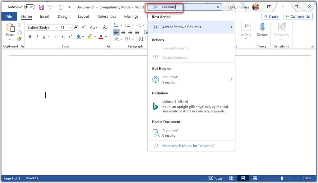 Using the Tell Me feature in Microsoft Office – One Minute Office Magic