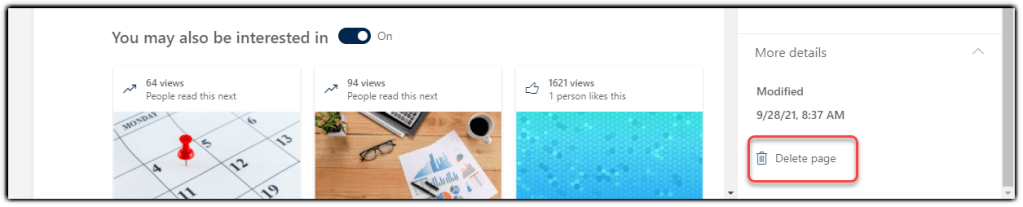 SharePoint Online Page Detail Editing – One Minute Office Magic