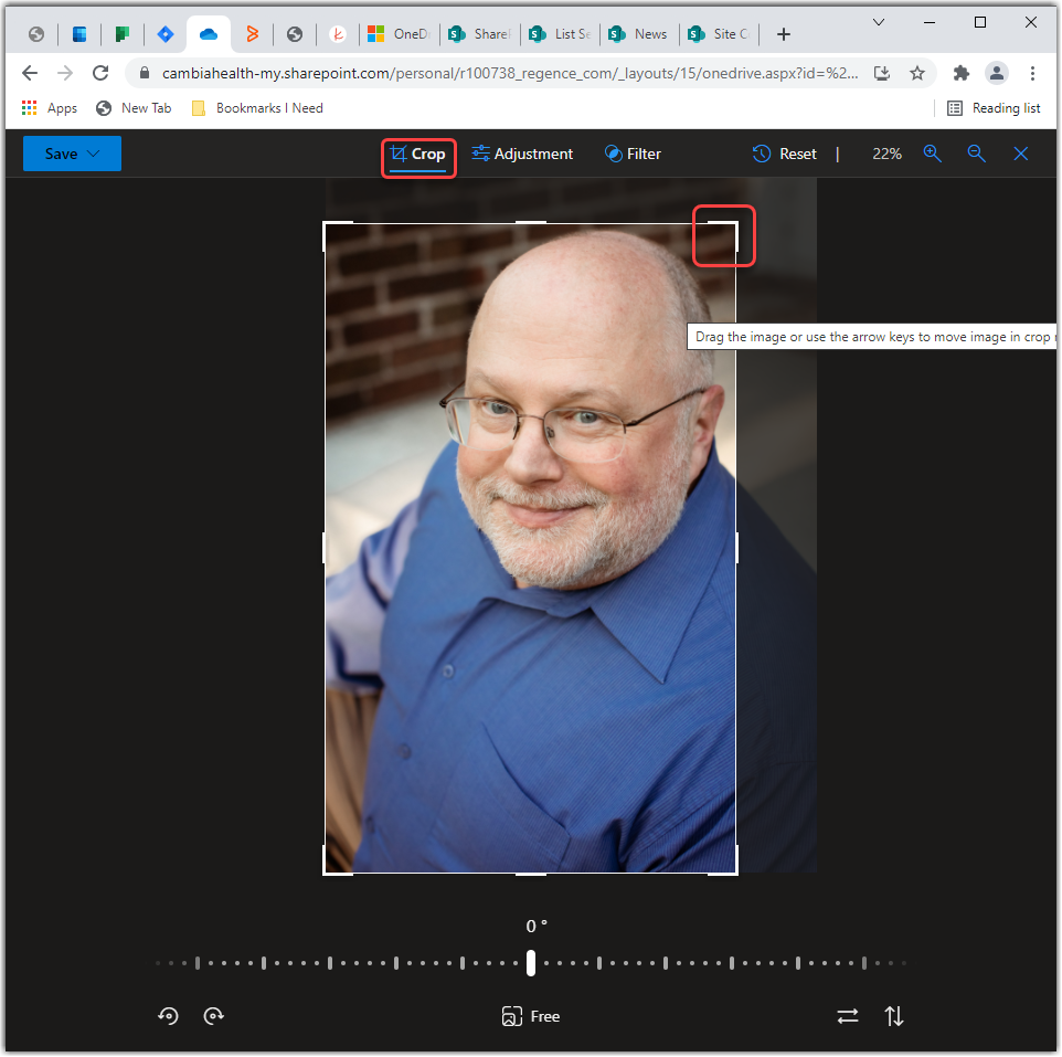 OneDrive now has photo editing capabilities – One Minute Office Magic