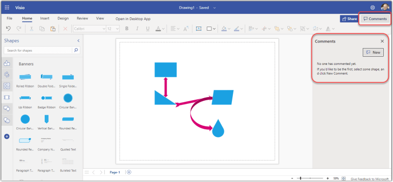 Visio for the web is now available in Microsoft 365 – One Minute Office ...