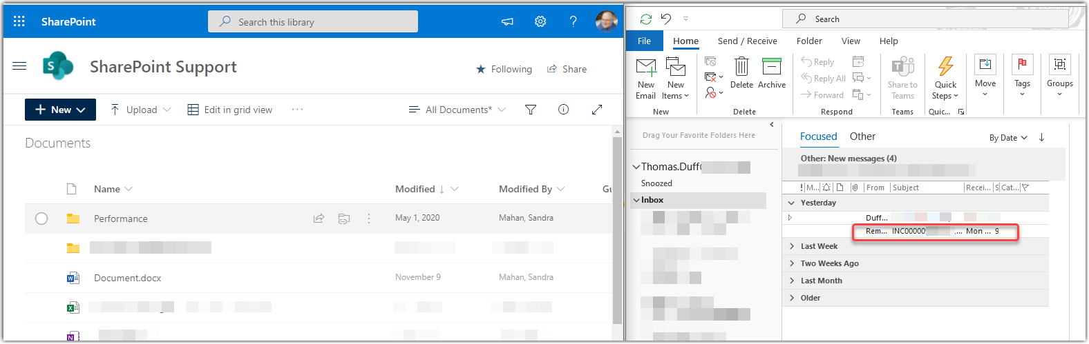 Drag and drop an email into a SharePoint Online document library – One ...