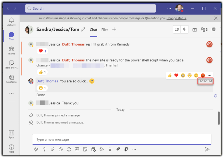 Increasing your chat density in Microsoft Teams – One Minute Office Magic