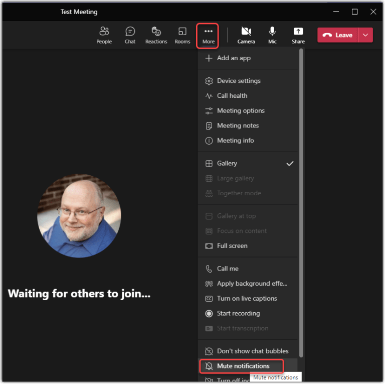 Muting Microsoft Teams notifications during a Teams meeting – One ...