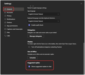 Auto-suggested replies in a Microsoft Teams chat – One Minute Office Magic