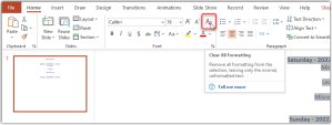 Removing text formatting in Microsoft Outlook, Word, and PowerPoint ...