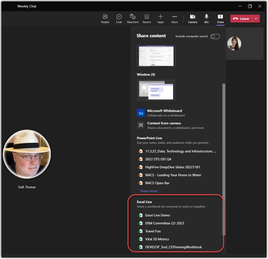 Using Excel Live in Microsoft Teams – One Minute Office Magic
