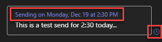 Delayed send on Microsoft Teams chat messages – One Minute Office Magic