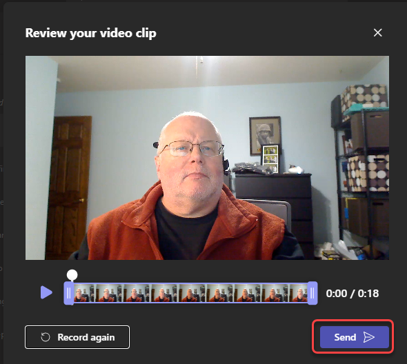 Sending video snippets with Teams Video Clips – One Minute Office Magic