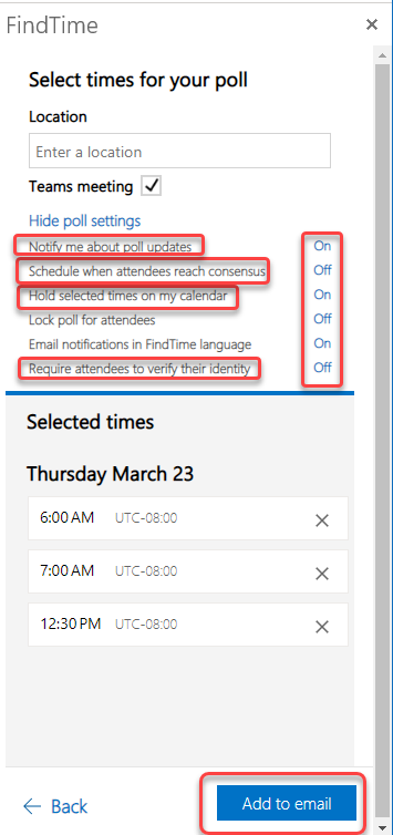 Find meeting times with Scheduling Polls in Outlook – One Minute Office ...