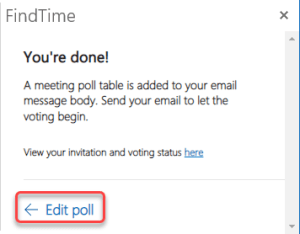Find meeting times with Scheduling Polls in Outlook – One Minute Office ...