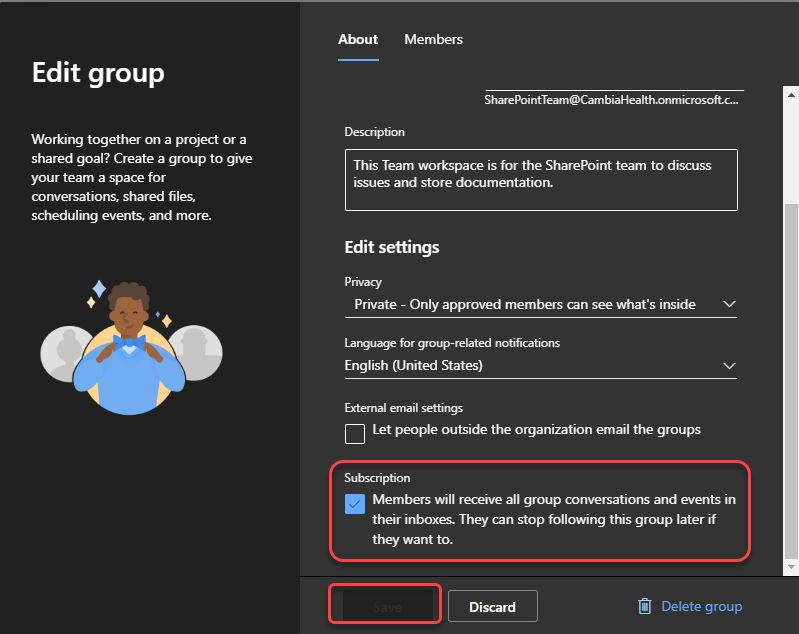 Emailing all the members of a Microsoft Teams workspace – One Minute ...