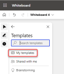 Creating and using your own templates in Microsoft Whiteboard – One ...