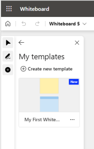 Creating and using your own templates in Microsoft Whiteboard – One ...