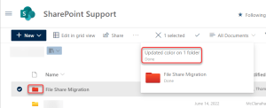 Colored Folders in SharePoint Online and OneDrive – One Minute Office Magic