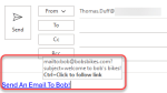 Automatically formatting a mailto link in an Outlook email – One Minute ...