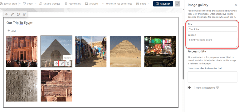 Using the Image Gallery web part on a SharePoint page – One Minute ...