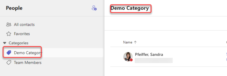 Manage your contacts with the People App in new Teams – One Minute ...
