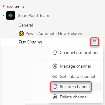 Archiving channels in Microsoft Teams – One Minute Office Magic