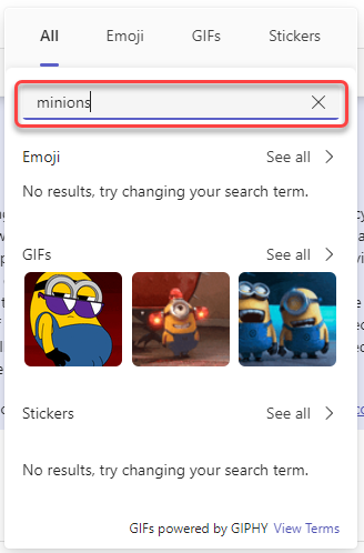 Using combined emojis, GIFs, and stickers in Microsoft Teams – One ...