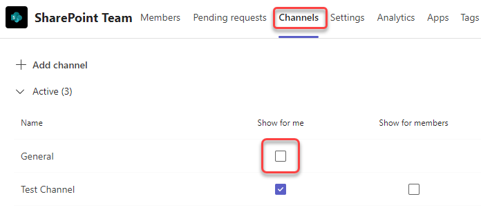 Hiding the General channel in Microsoft Teams – One Minute Office Magic