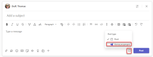 Announcement images in Microsoft Teams channel posts – One Minute ...