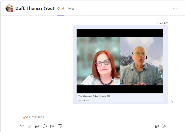 Adding images in Microsoft chats and conversations – One Minute Office ...