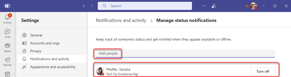 Getting notifications when an Available/Offline status change occurs in ...