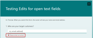 Using Restrictions on open text fields in Microsoft Forms – One Minute ...