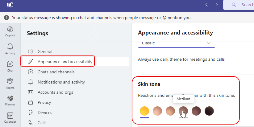 Microsoft Teams: New skin tone settings and reactions – One Minute ...