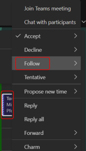 Using the Follow RSVP option in Outlook on the web – One Minute Office ...
