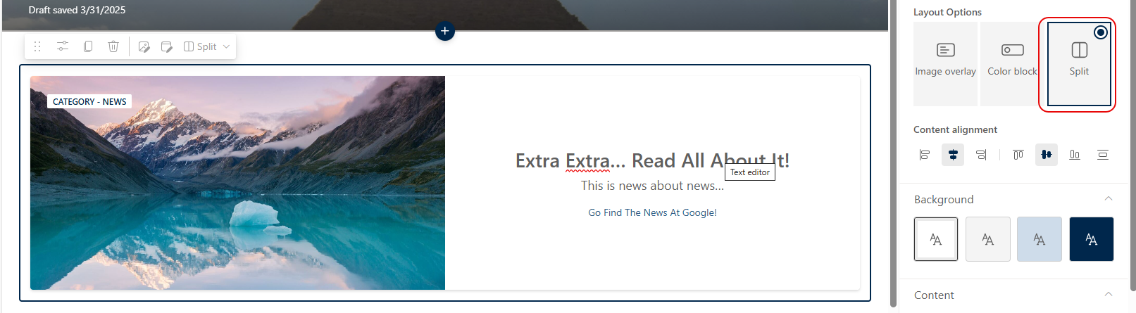 Using the new Editorial Card web part on SharePoint pages – One Minute ...