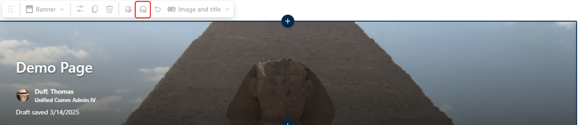 Changes to the Focal Point feature in SharePoint page banners – One ...