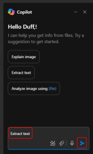 Extracting text from an image using Copilot – One Minute Office Magic