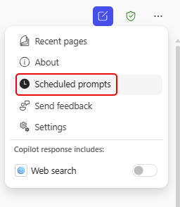 Running scheduled prompts in Copilot Chat – One Minute Office Magic