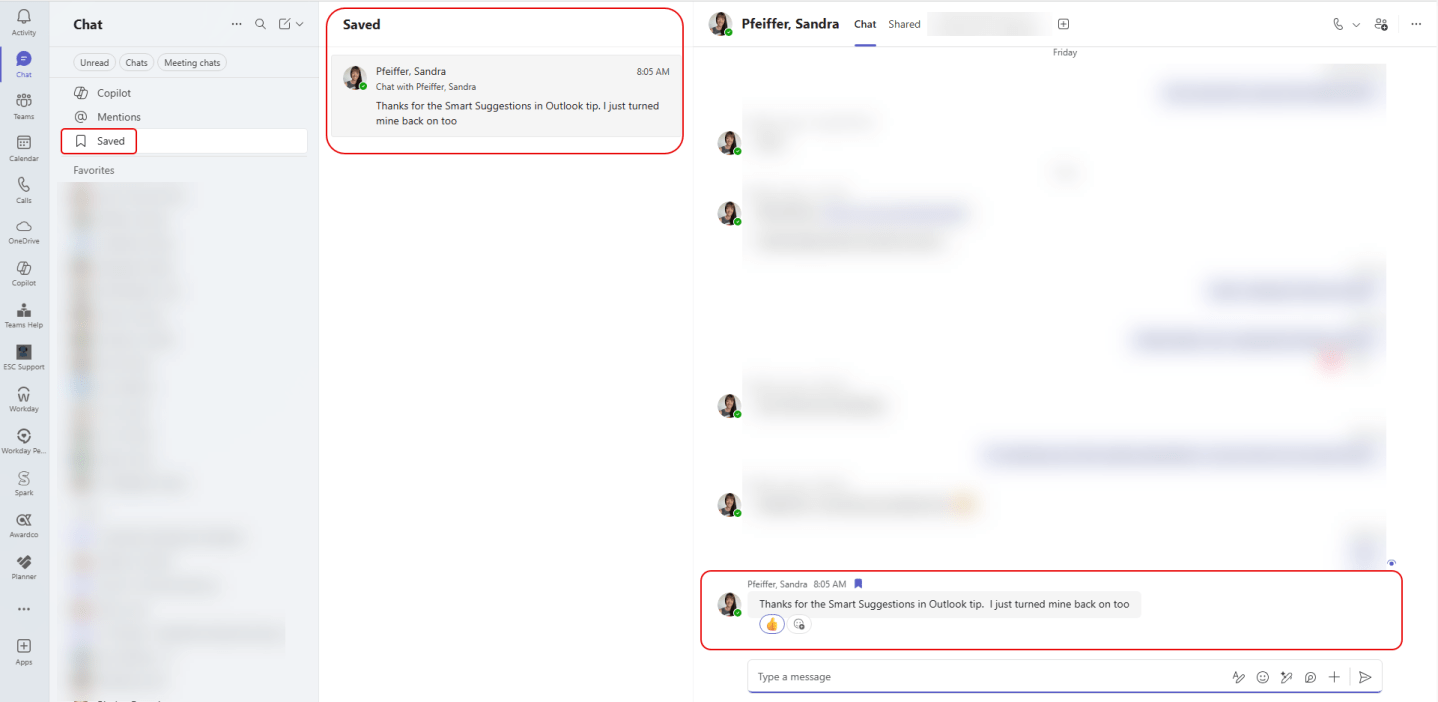Saving messages in Microsoft Teams – One Minute Office Magic